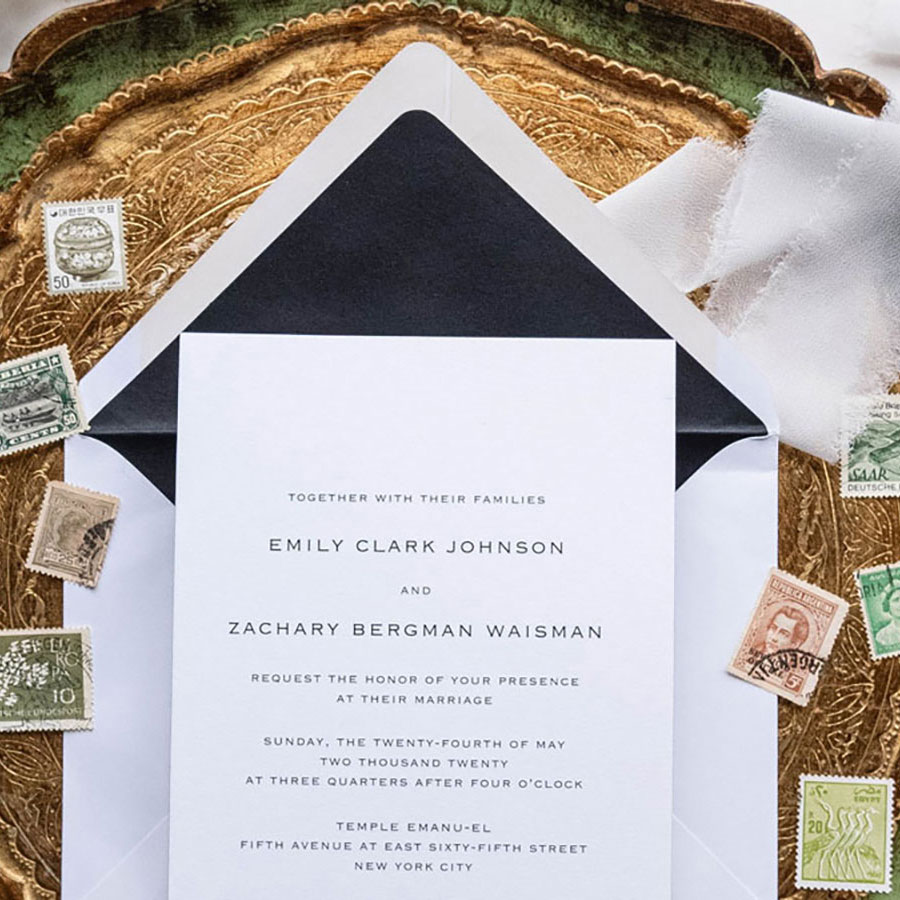 How To Mail Wedding Invitations • Outlinist